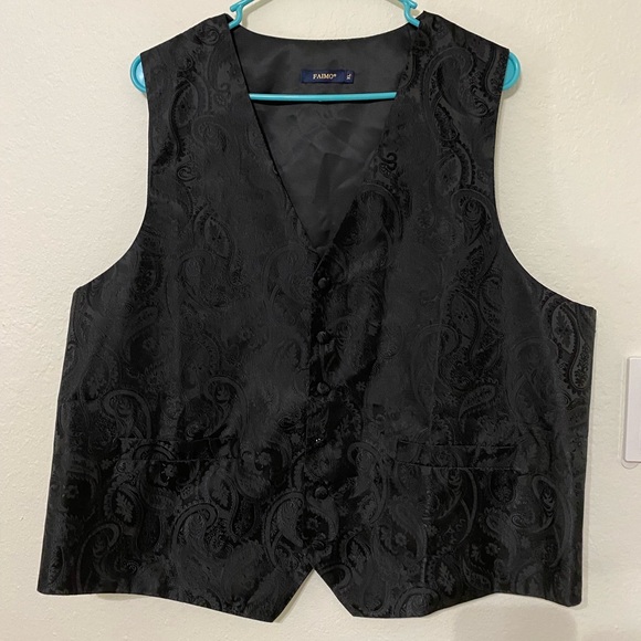 faimo | Suits & Blazers | 4 Items For Mens Black Vest | Poshmark